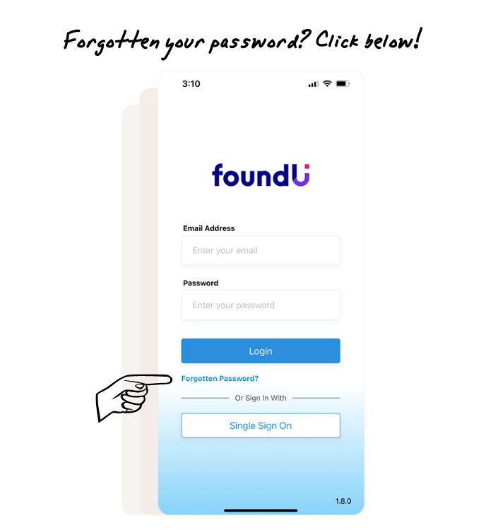 How to download and log into the foundU app