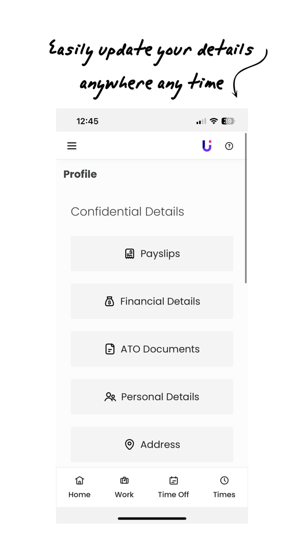 How to update personal details