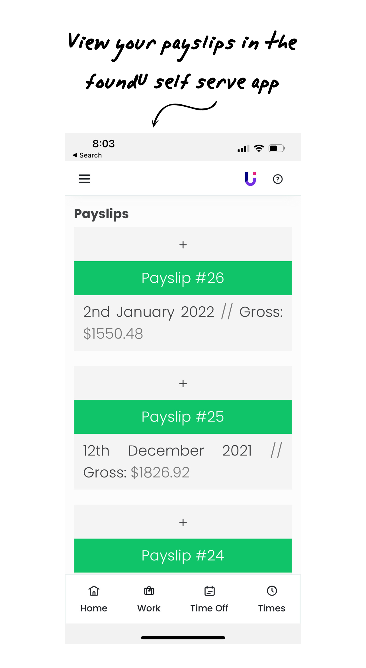 How to view, email and download payslips